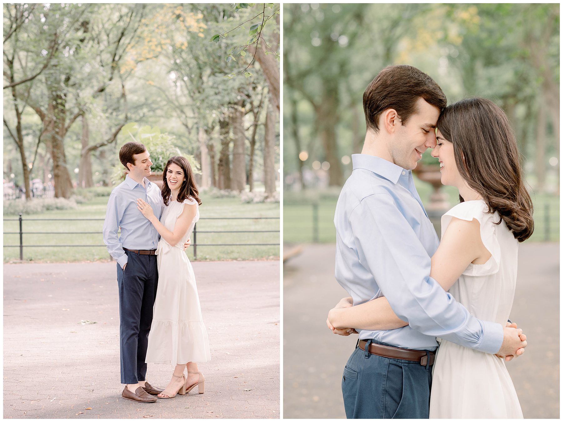 Central Park Engagement Session in September